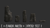 Second Life Marketplace - [ + OMEN MESH + ] ROCK SET 1